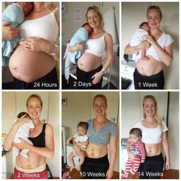 This Mum Documented Her Post Baby Body to Show Other Mums What's Normal