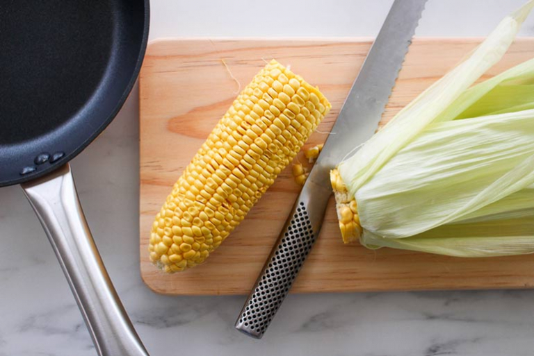 How To Make a Creamed Corn, Bacon and Chive Cob Loaf