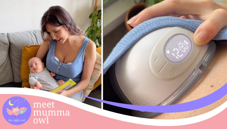 Meet Mumma Owl, the Portable Breast Pump for Mum on the Go
