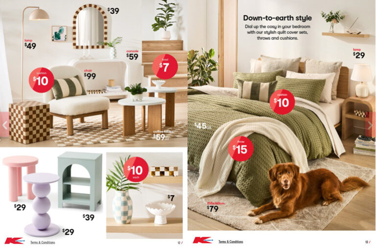 The August Kmart Home Living Range is Here and It's Divine!
